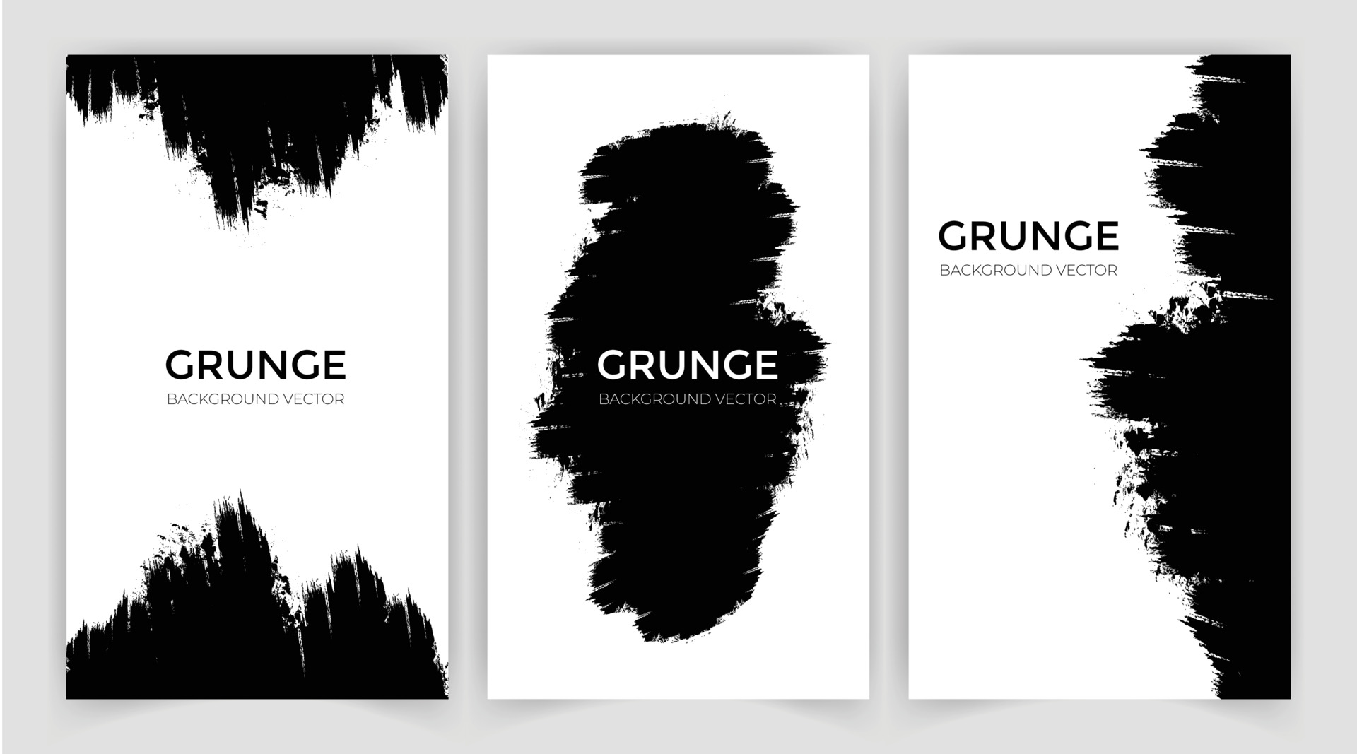 Brush vector stroke set. Vector paintbrushes set. Grunge design ... Brush vector stroke set. Vector paintbrushes set. Grunge design ...