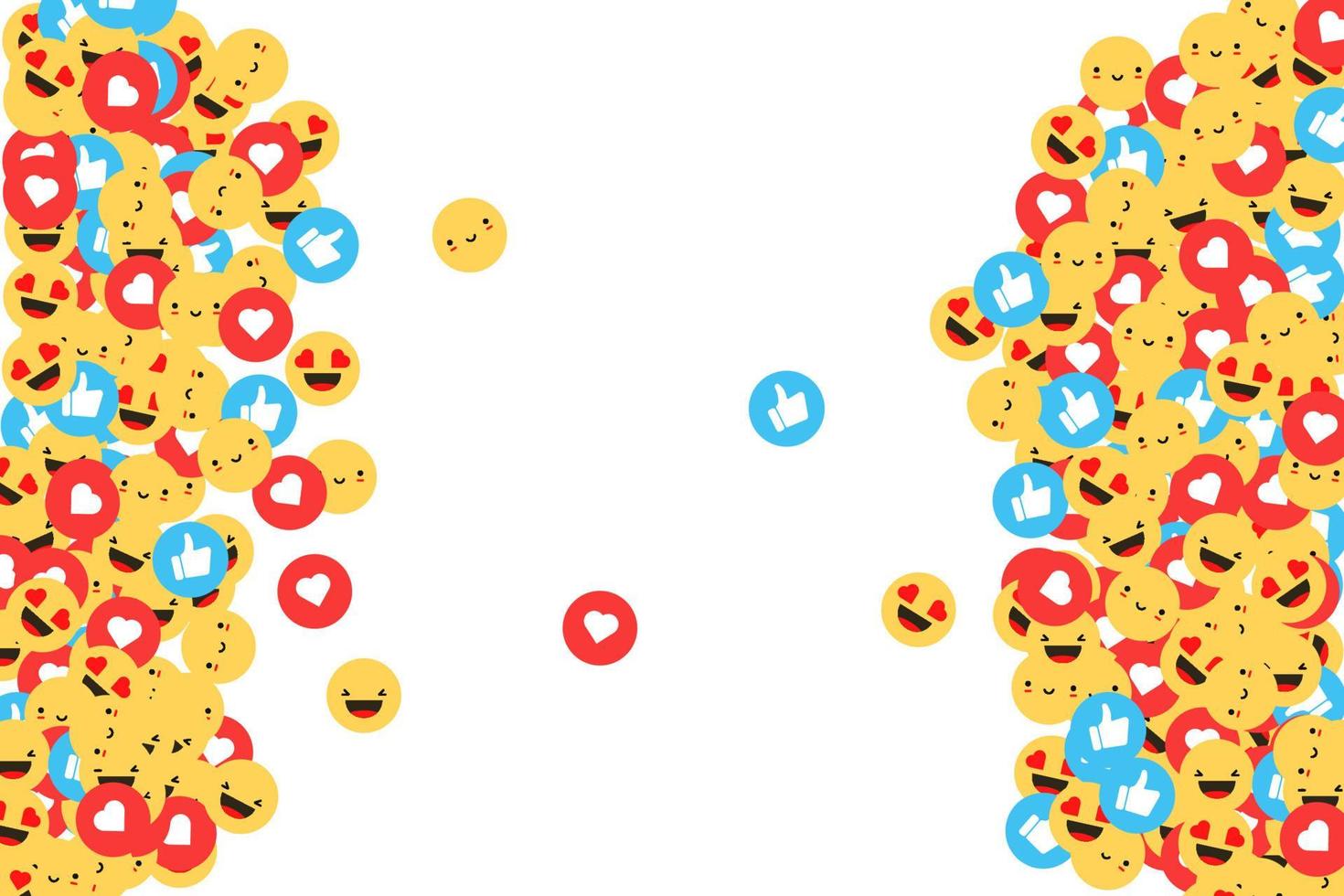 Vector different emoji icons. Vector in flat design 3608763 Vector Art ...