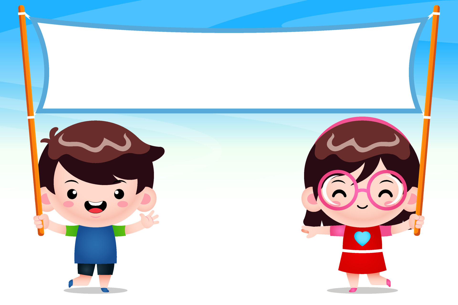 Children Holding Blank Banner. 3610083 Vector Art at Vecteezy Children Holding Blank Banner. 3610083 Vector Art at Vecteezy