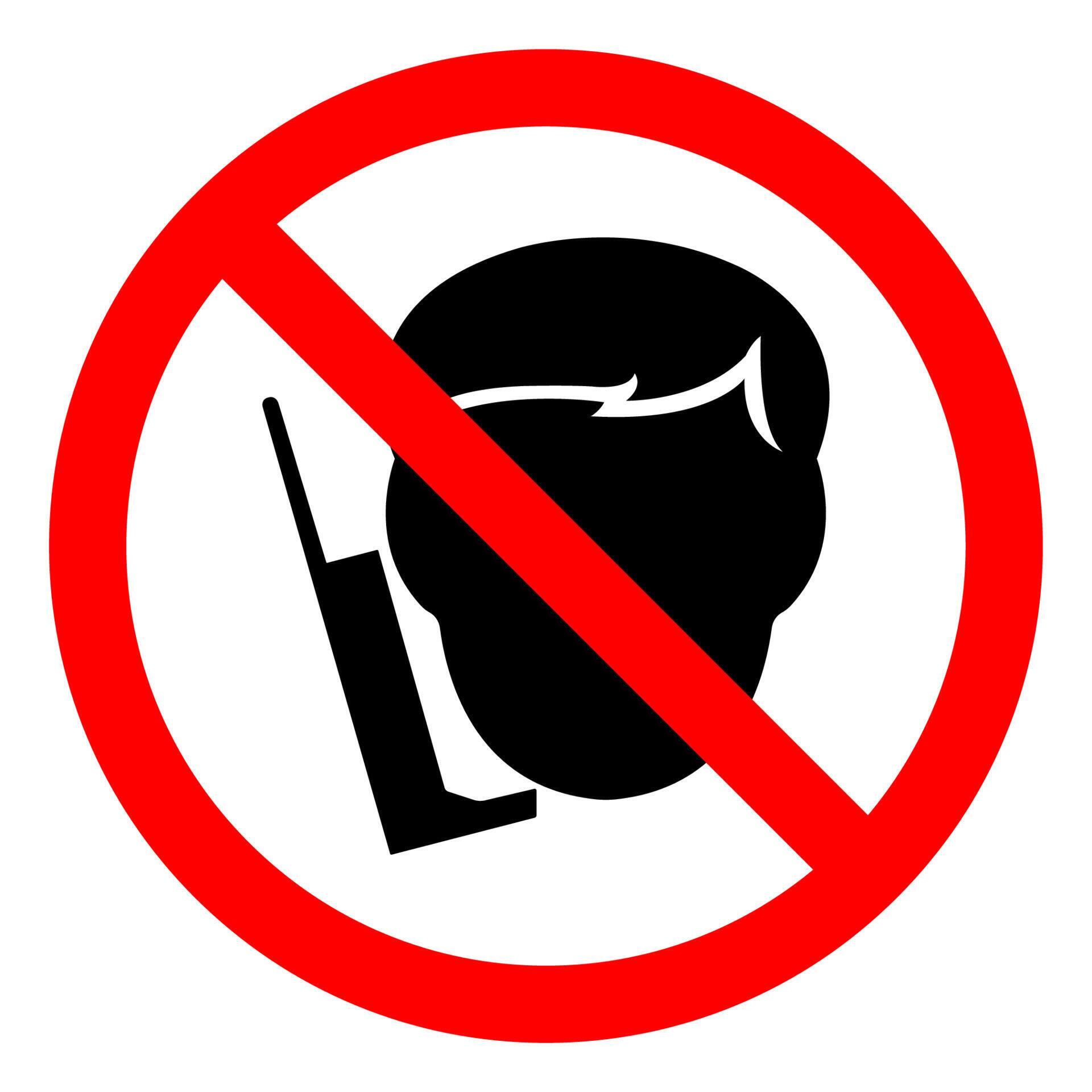 Walking Do Not Use Mobile Phone Symbol 3611456 Vector Art at Vecteezy