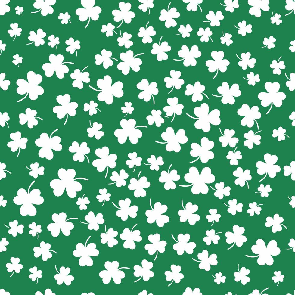 Clover leaf flat design green backdrop background pattern vector illustration 3612667 Vector Art ...