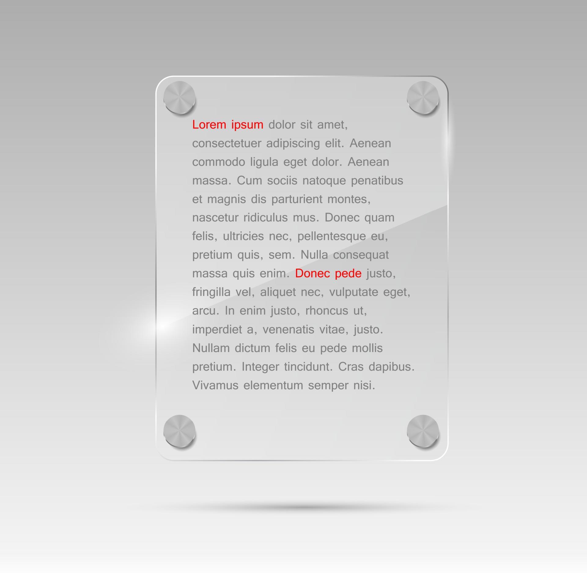 Realistic Glass Frames Vector Illustration 3618615 Vector Art At Vecteezy