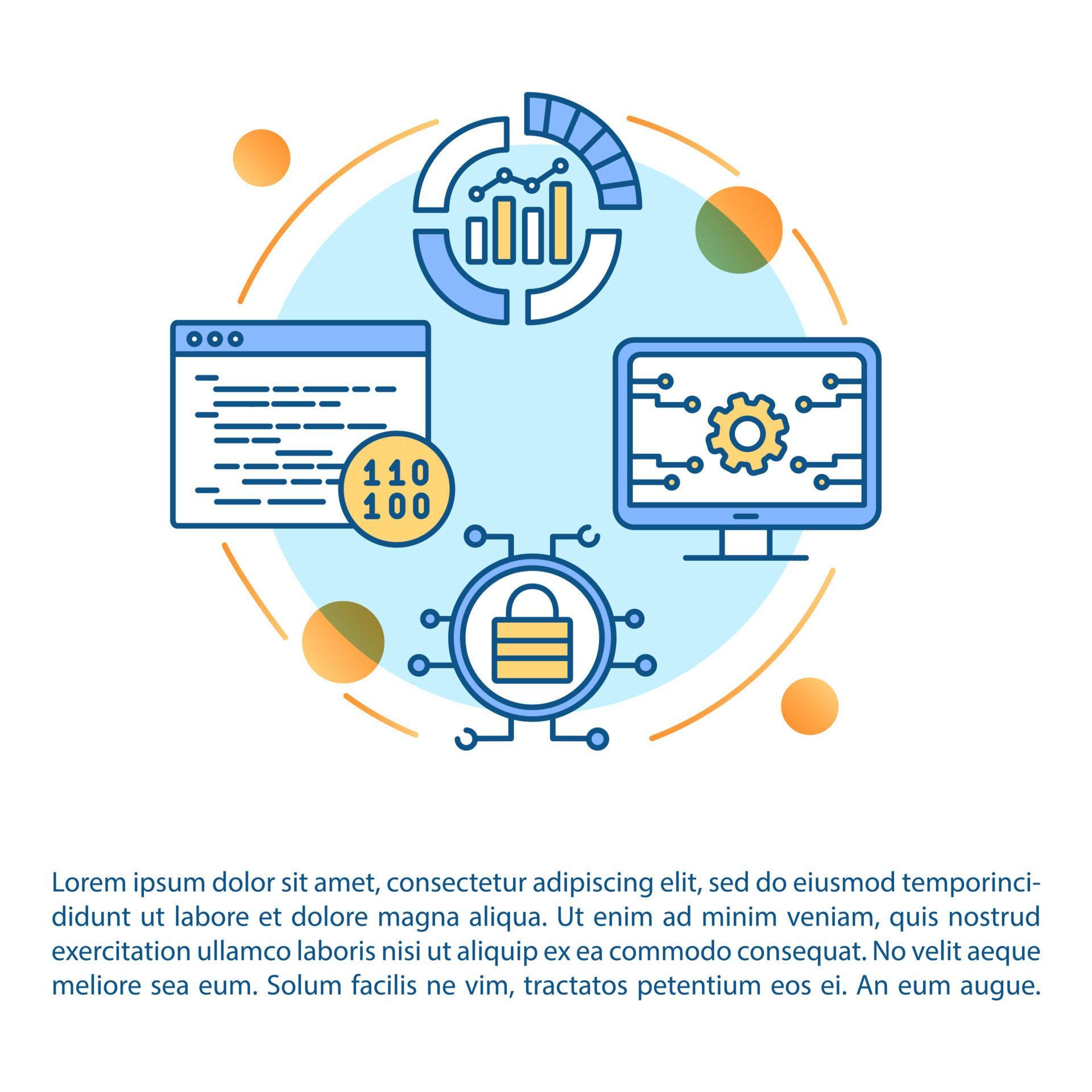 Software Testing Article Page Vector Template 3640239 Vector Art At
