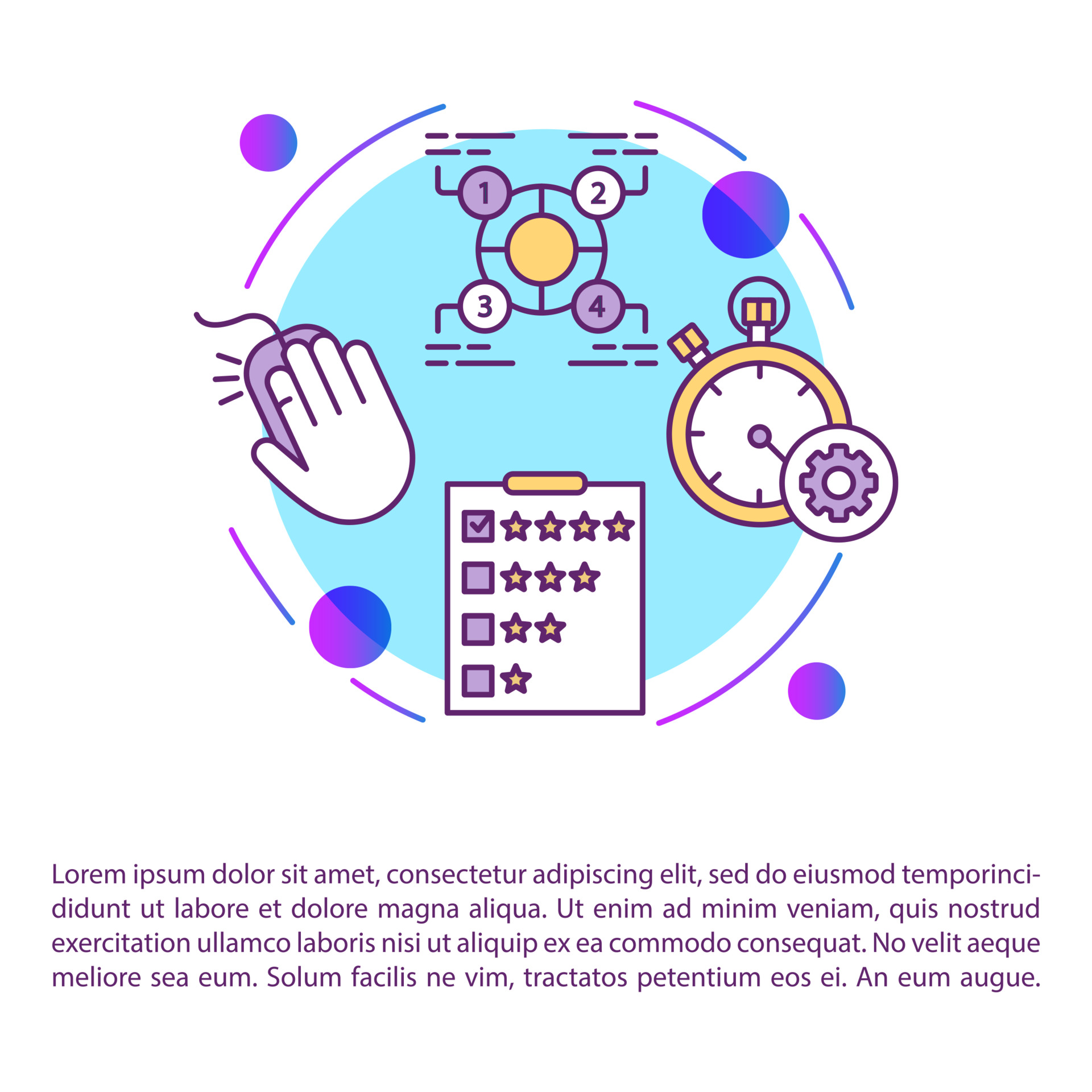 Software Testing Article Page Vector Template 3640244 Vector Art At