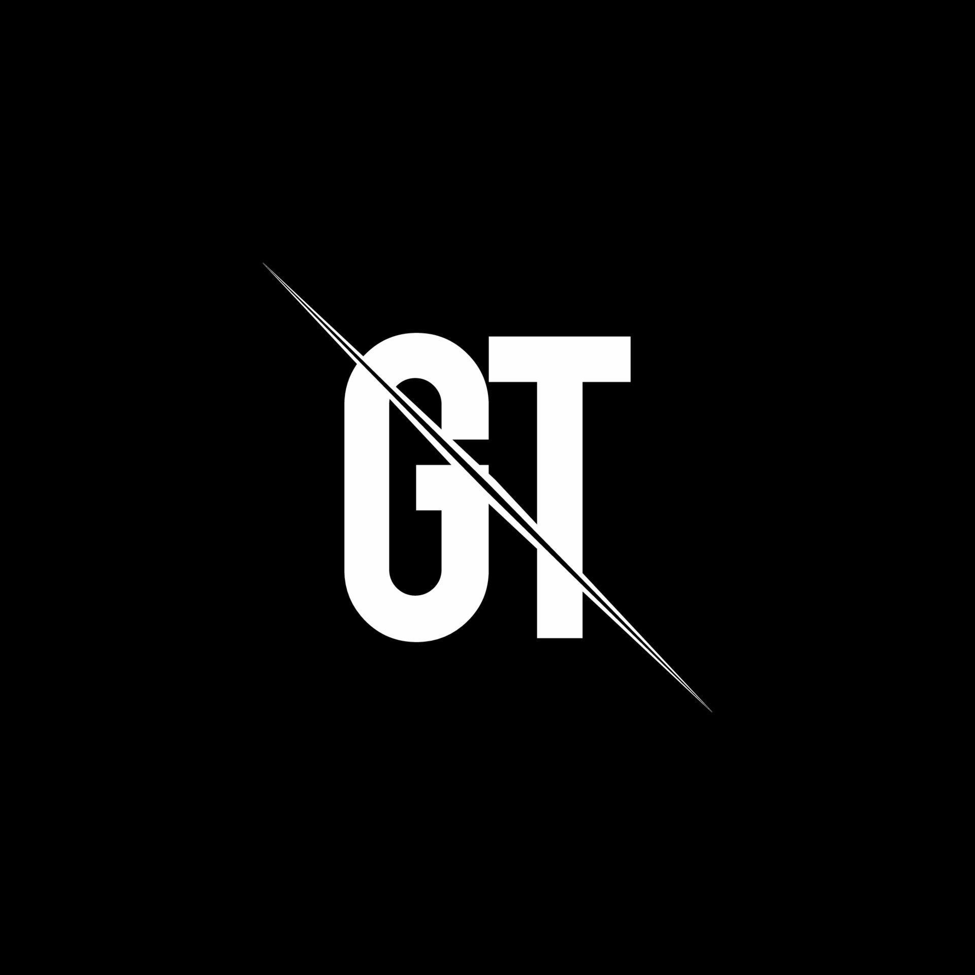 GT logo monogram with slash style design template 3650241 Vector Art at ...