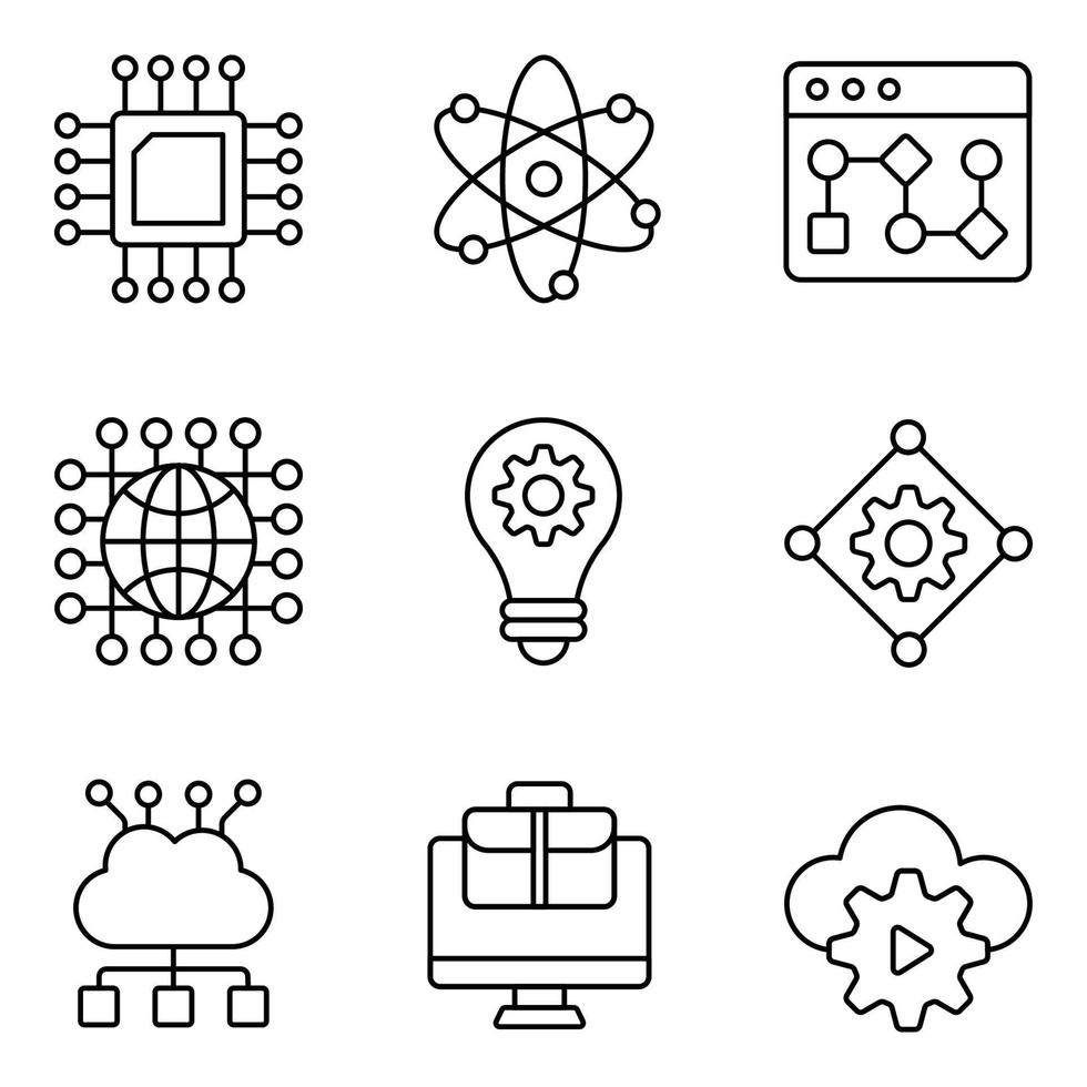 Machine Learning Line Icons Set 3653412 Vector Art at Vecteezy Machine Learning Line Icons Set 3653412 Vector Art at Vecteezy