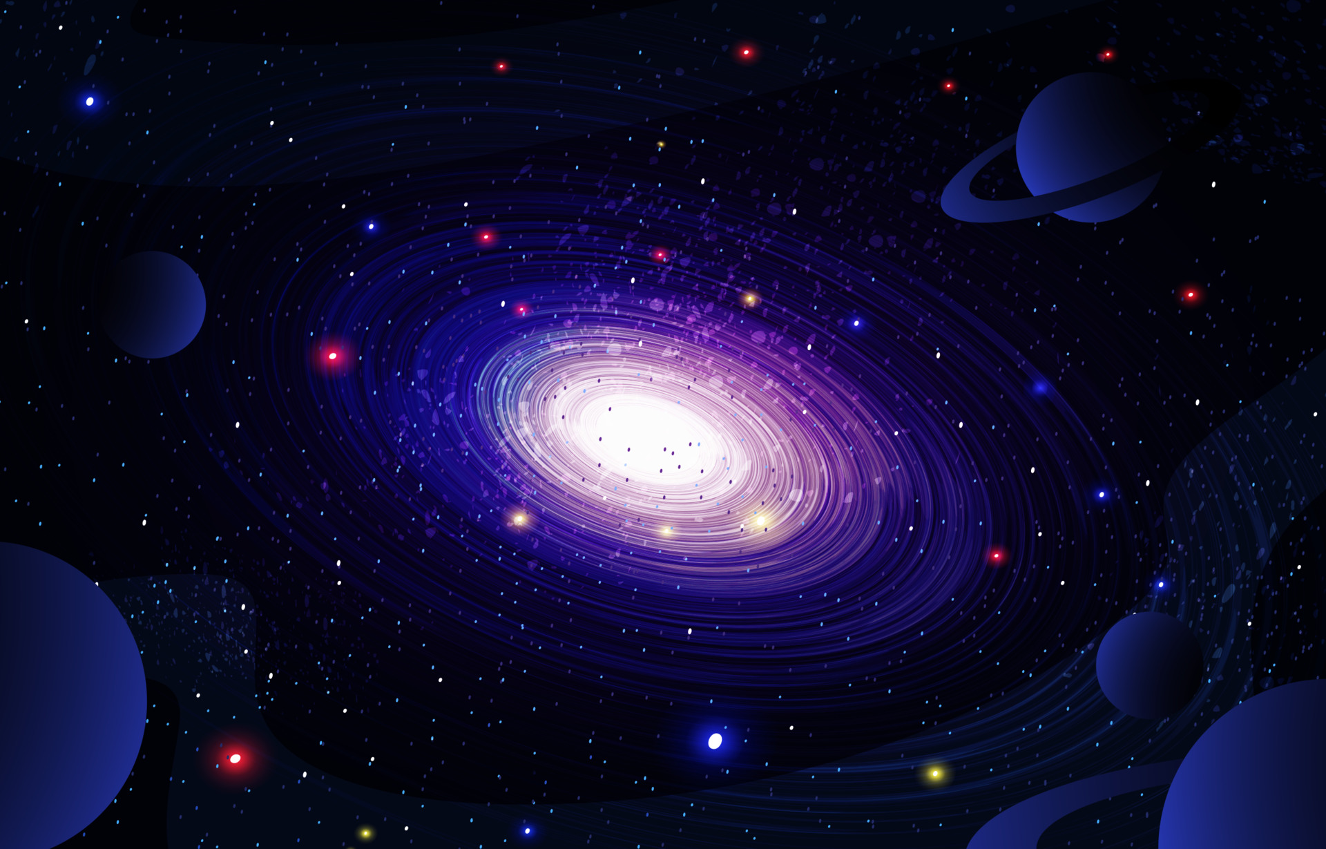 Galaxy Vector Art, Icons, and Graphics for Free Download