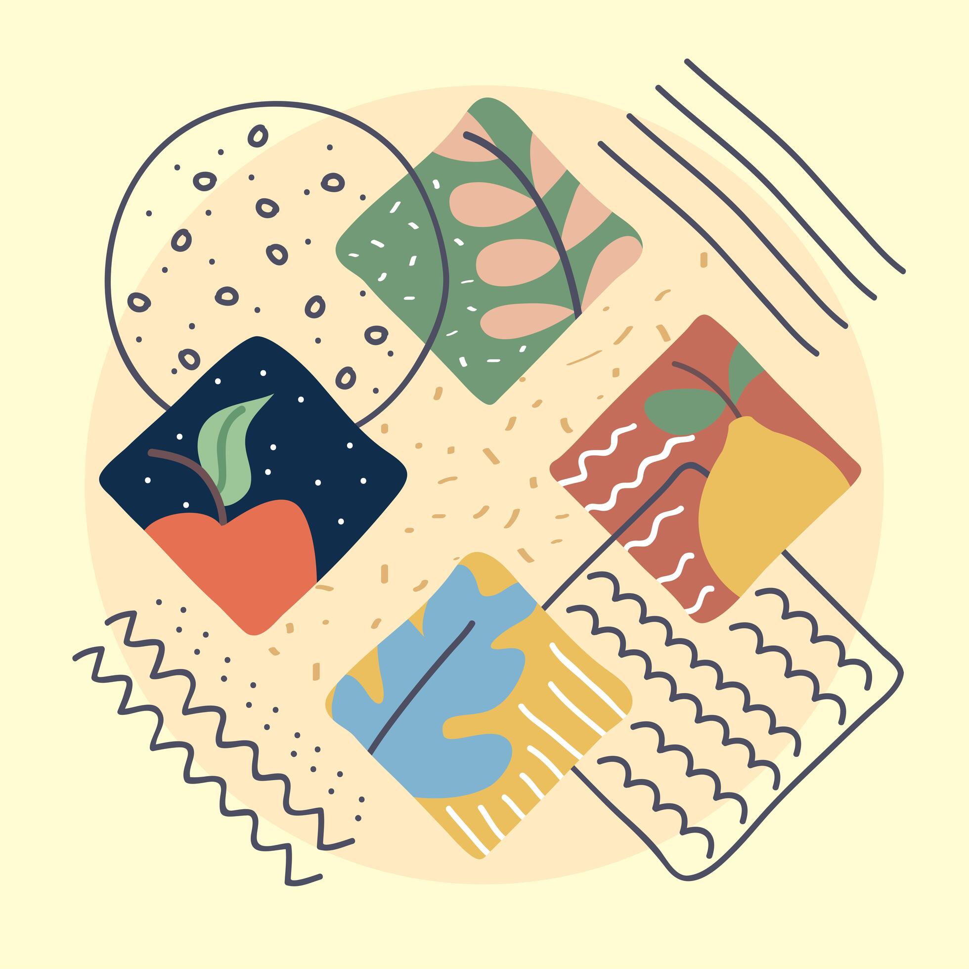 abstract art icons 3662275 Vector Art at Vecteezy