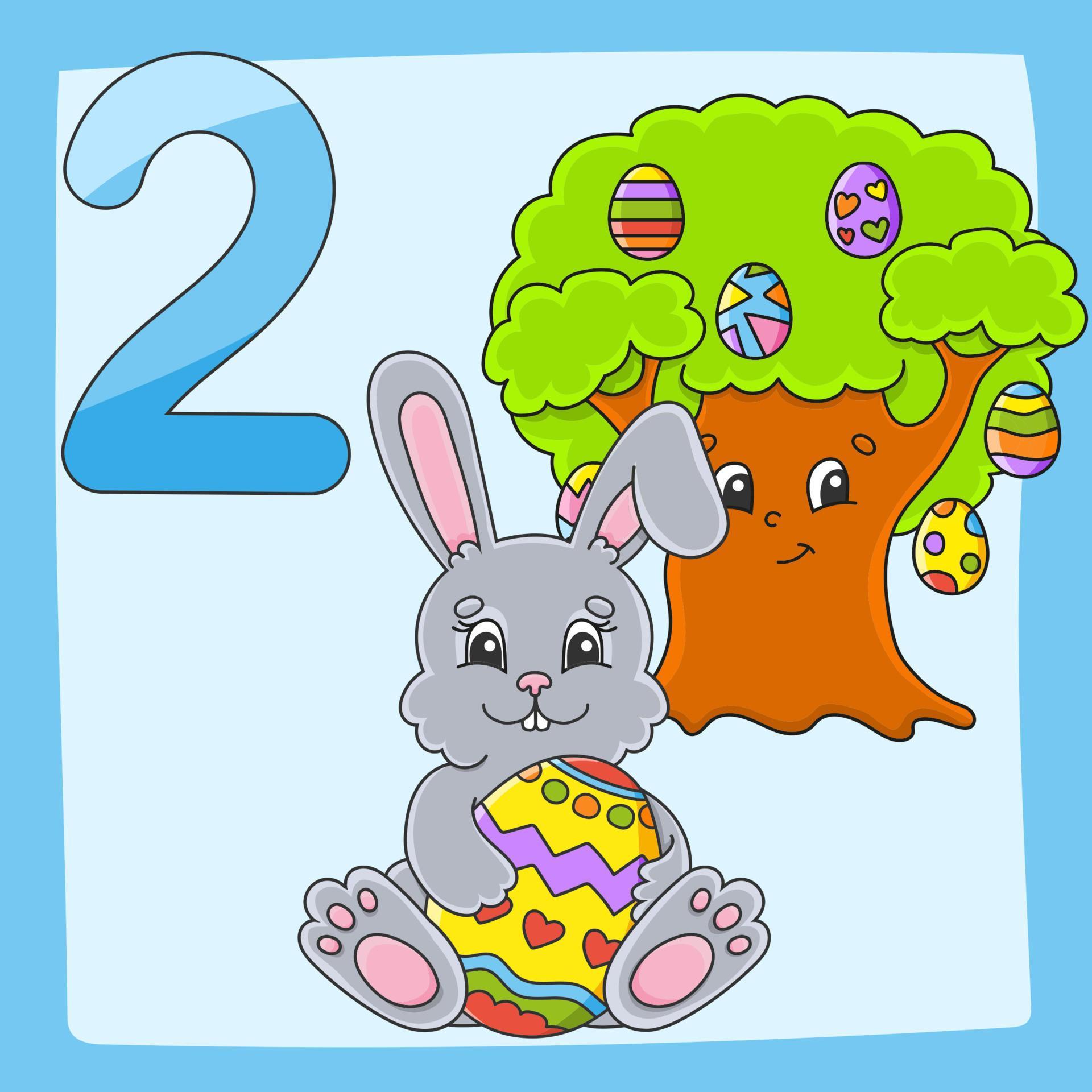 Learning numbers. Game for kids. Color activity page. Flashcard for ...