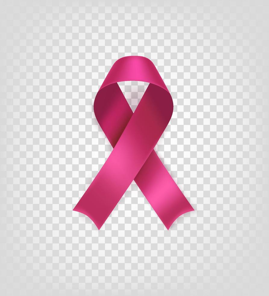 Pink ribbon isolated on transparent background. Breast cancer awareness ... Pink ribbon isolated on transparent background. Breast cancer awareness ...