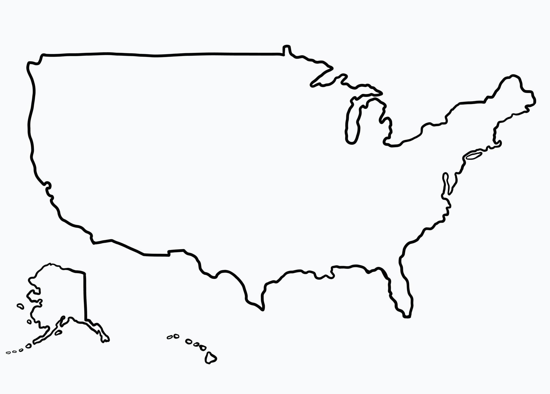 Doodle Freehand Drawing Of United States Of America Map V 3668497 doodle-freehand-drawing-of-united-states-of-america-map-v-3668497