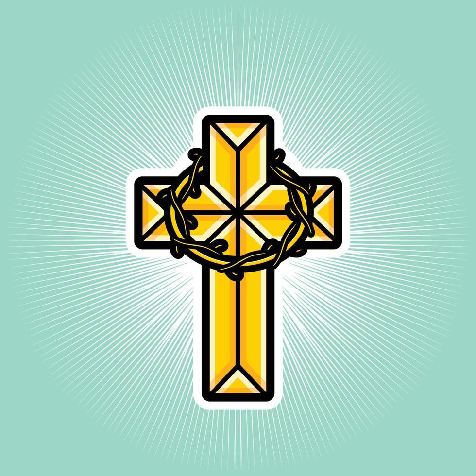 shining christian cross vector design 3672368 Vector Art at Vecteezy