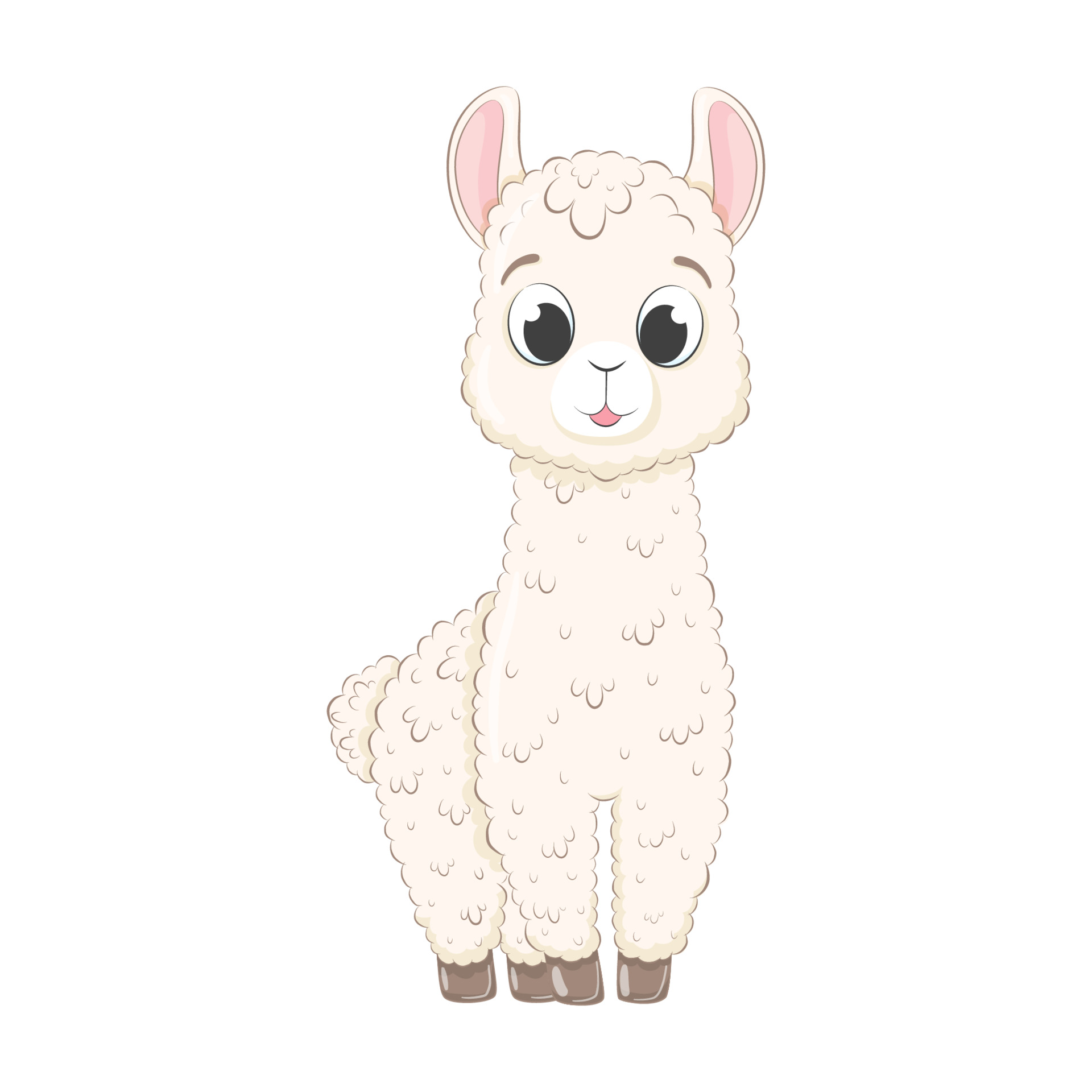 Llama Cartoon