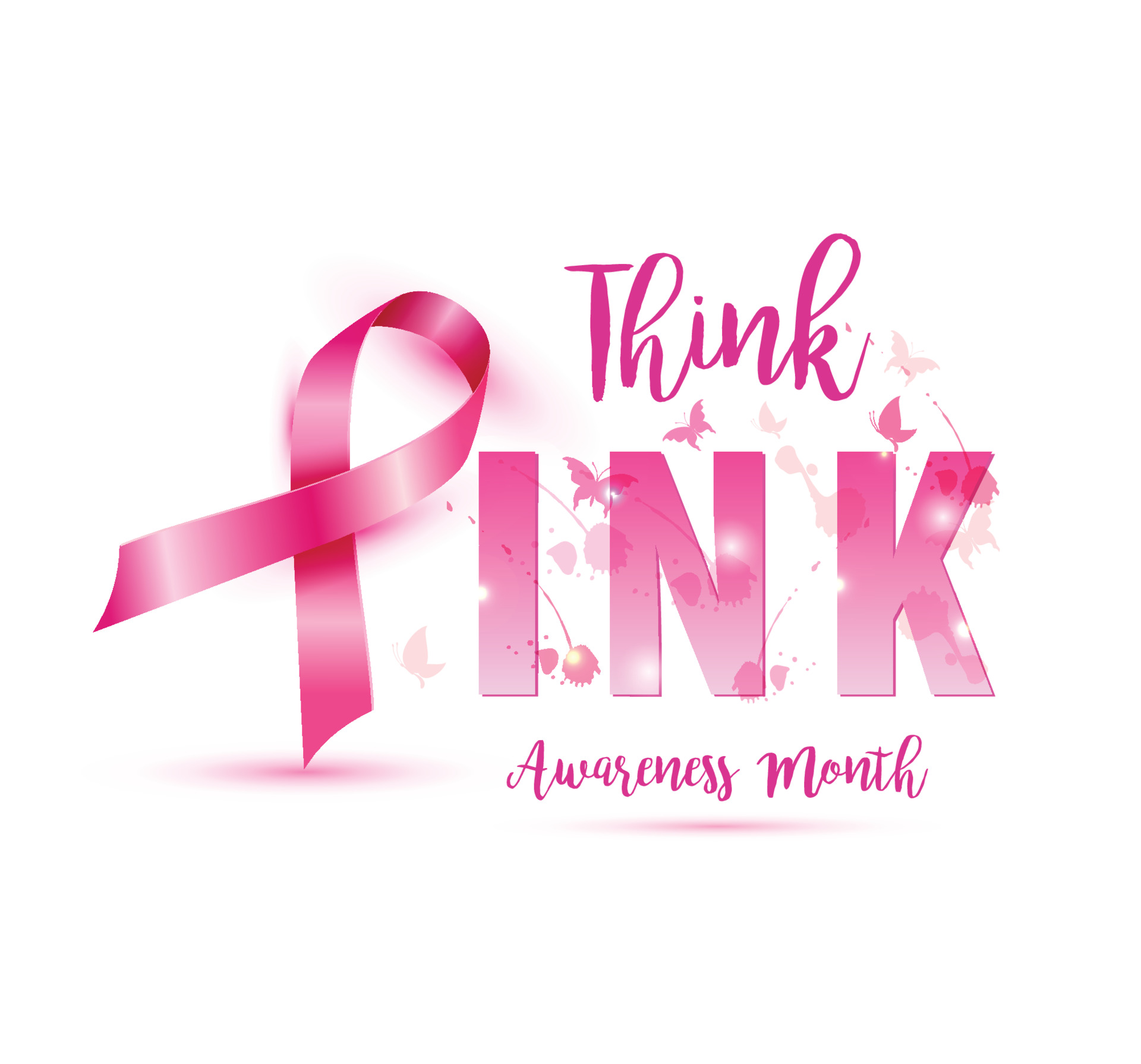 Think Pink Ribbon