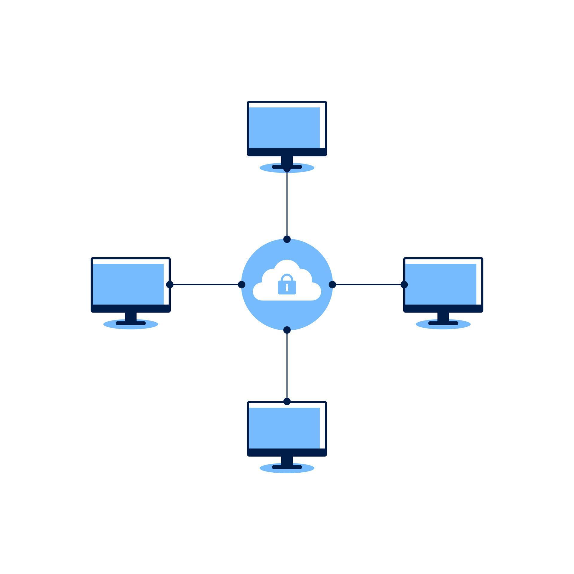 Computing network Vector icon design illustration 3680987 Vector Art at ...