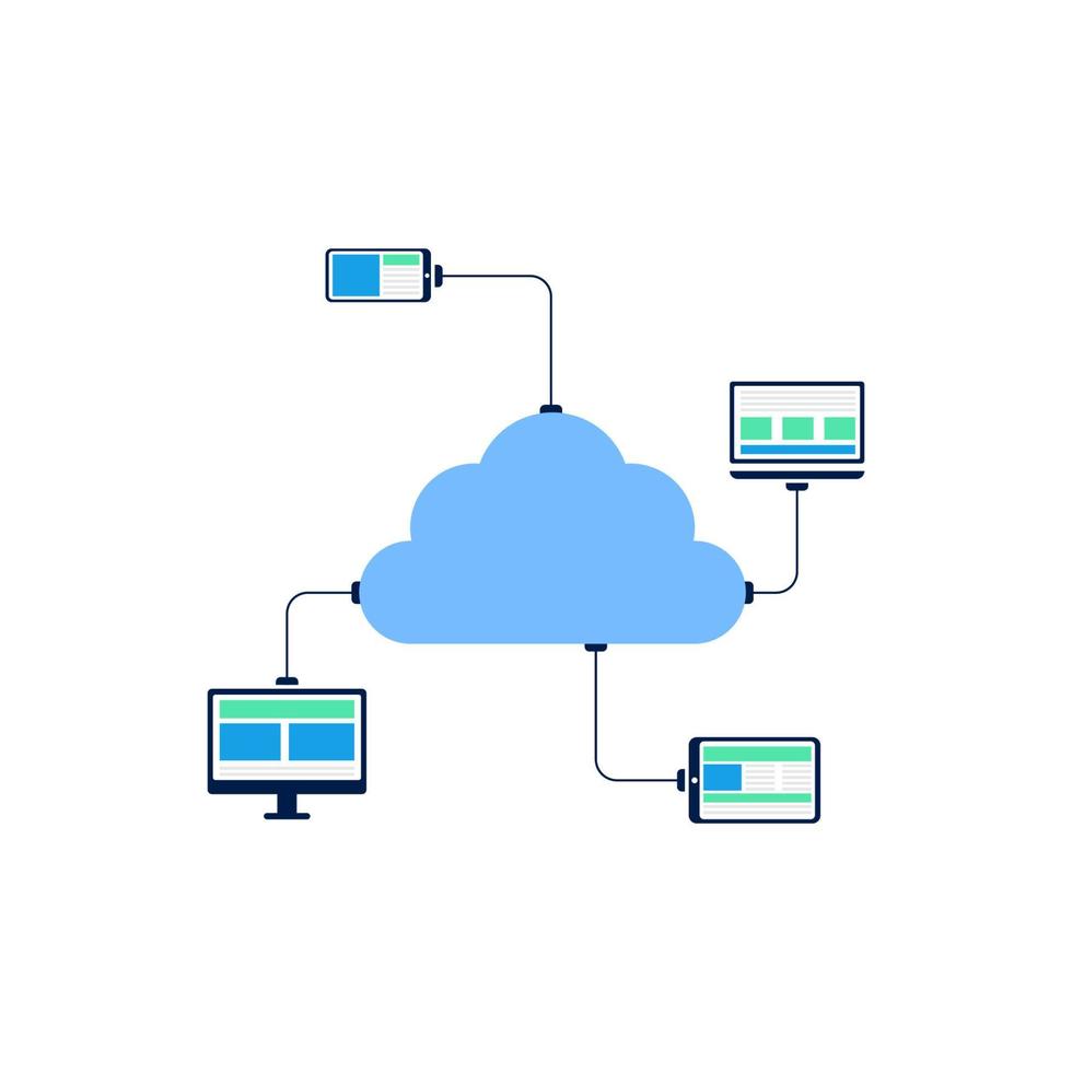 Computing network Vector icon design illustration 3680988 Vector Art at ...
