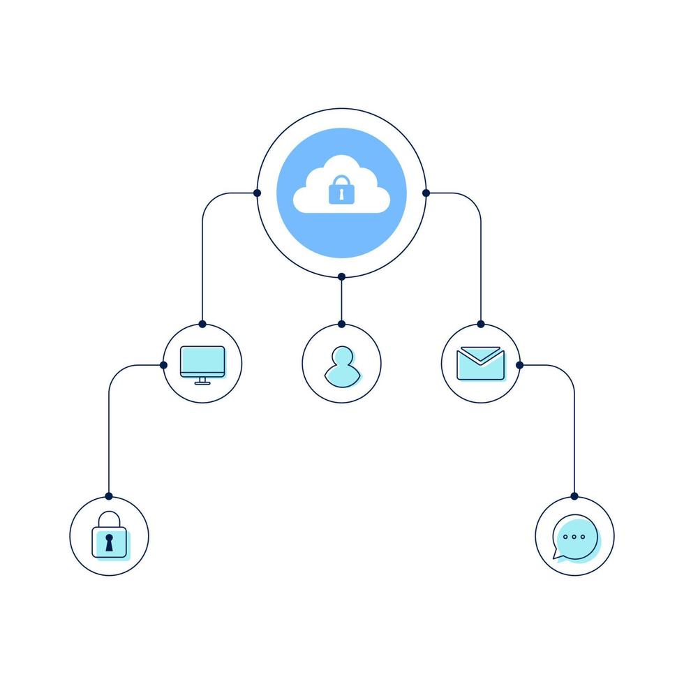 Computing network Vector icon design illustration 3680992 Vector Art at ...