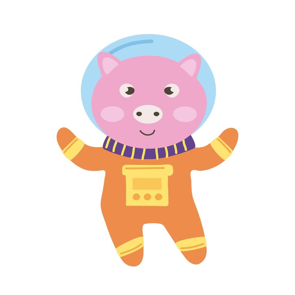 cute pig astronaut 3687631 Vector Art at Vecteezy