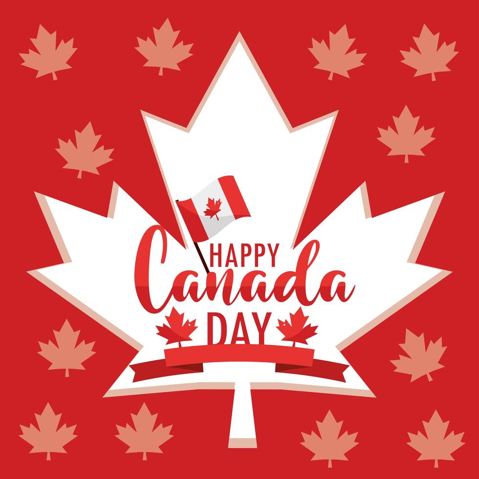 happy canada day event 3701537 Vector Art at Vecteezy