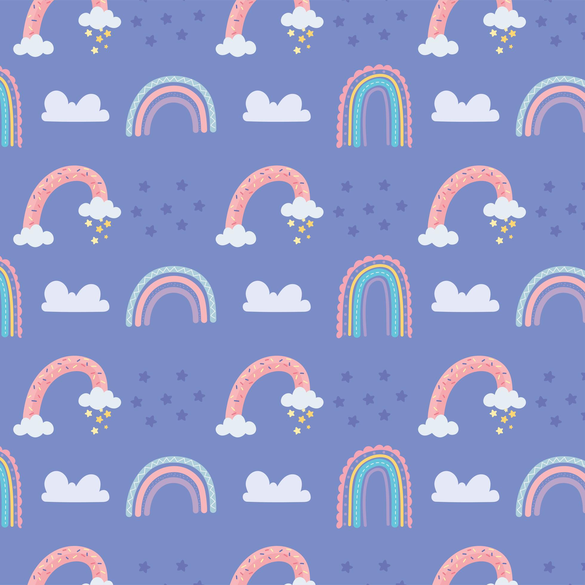 cute rainbow pattern 3702027 Vector Art at Vecteezy