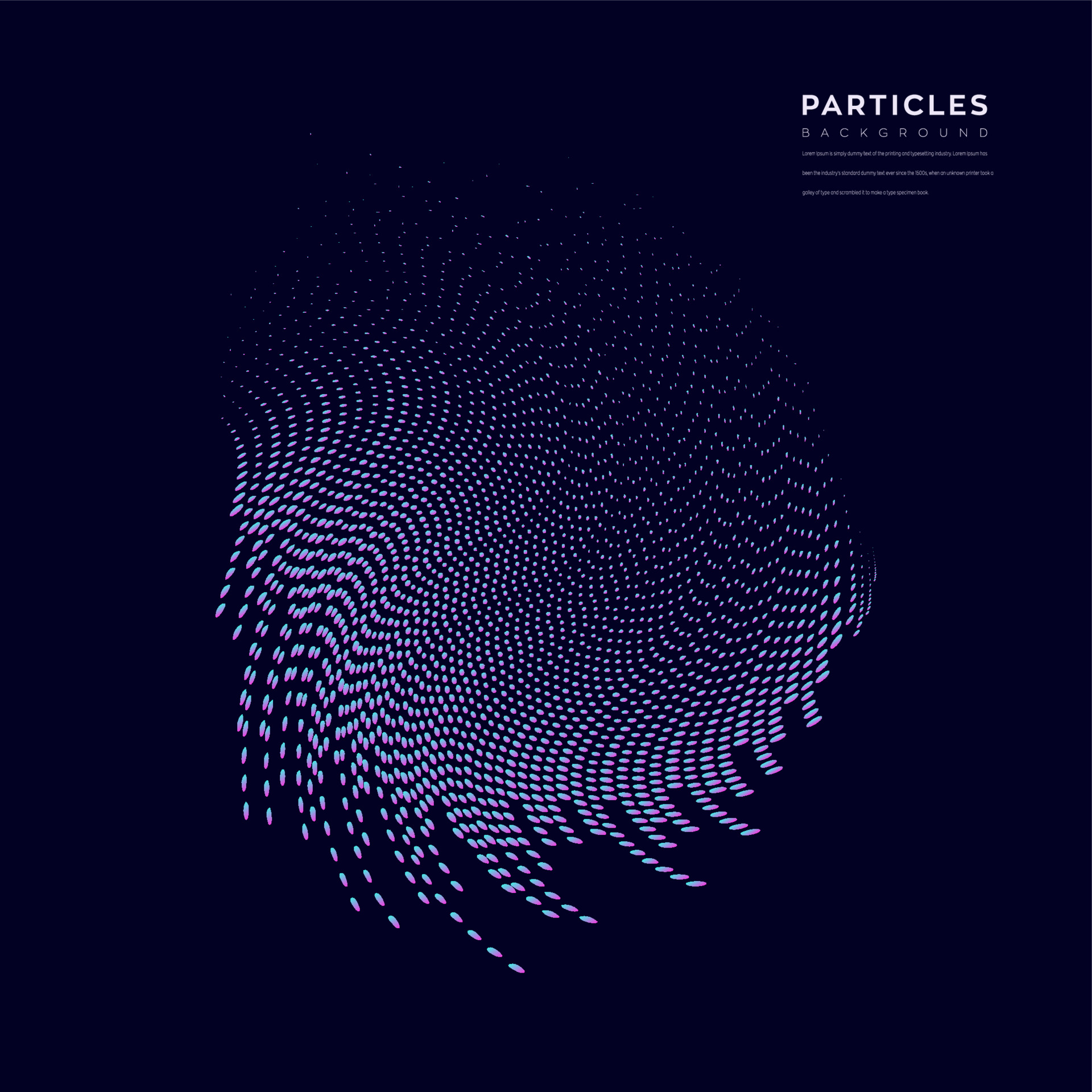 Abstract vector explosion colorful particles wave background. Big data algorithms visualization ...