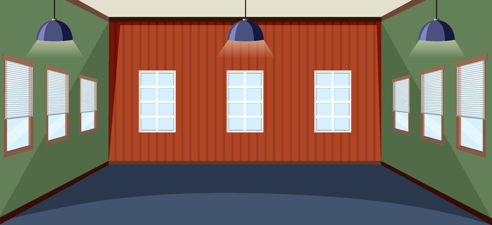 Empty room interior design 3707034 Vector Art at Vecteezy