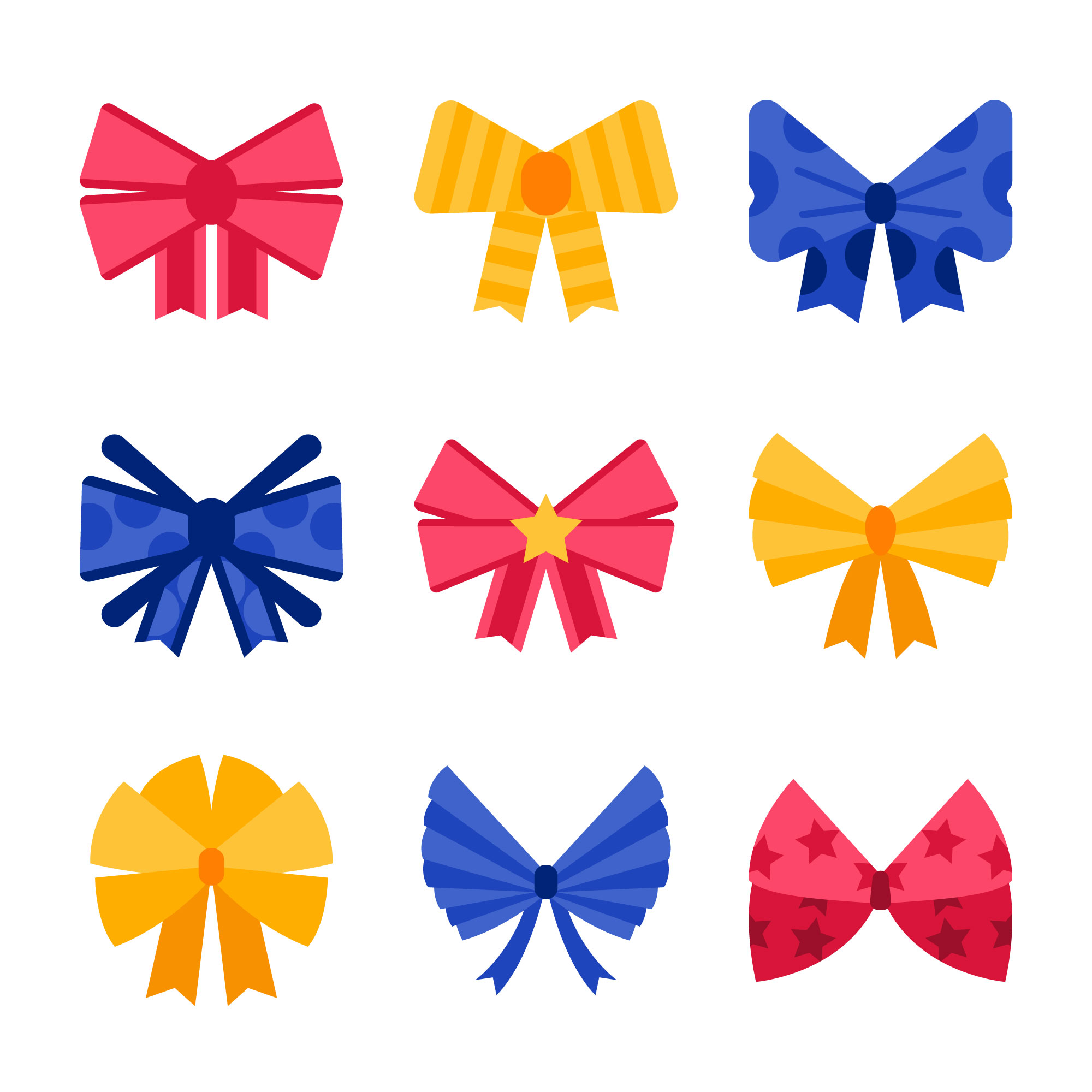 cute and unique pattern ribbon decoration for gifts 3709177 Vector Art ...