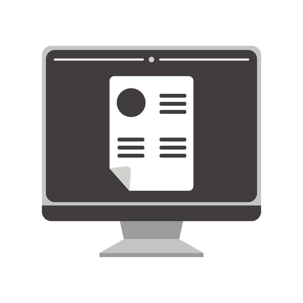 computer document data 3717793 Vector Art at Vecteezy