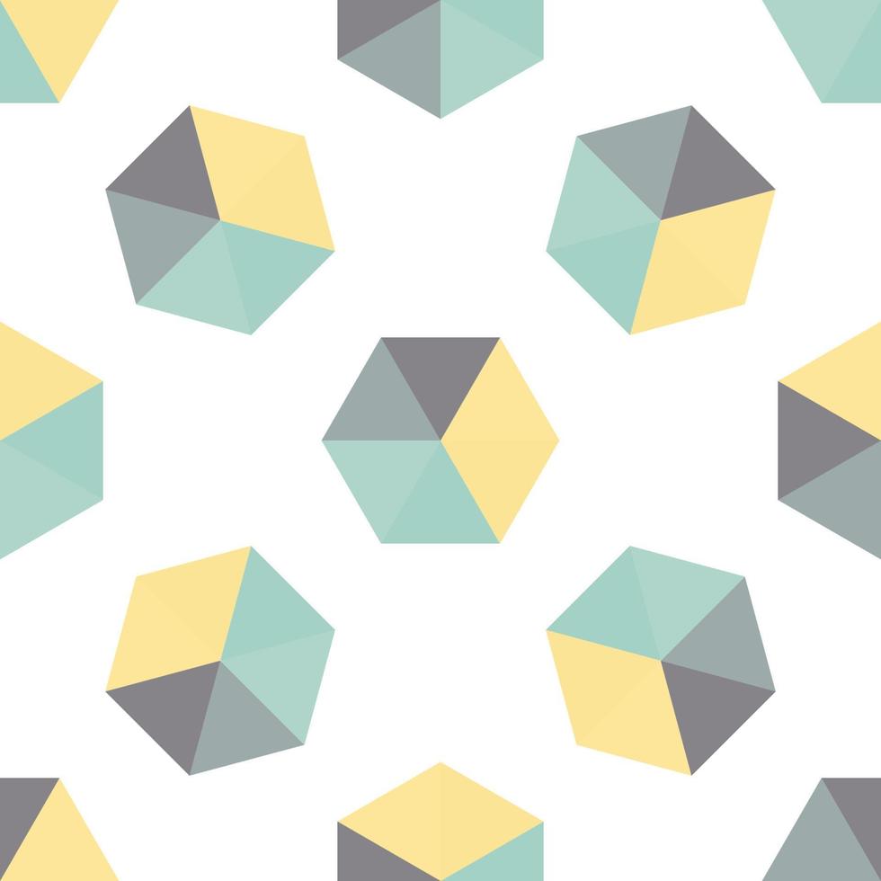 Seamless Pattern Of Colored Cubes Endless Multicolored Cubic Background Cube Pattern Abstract