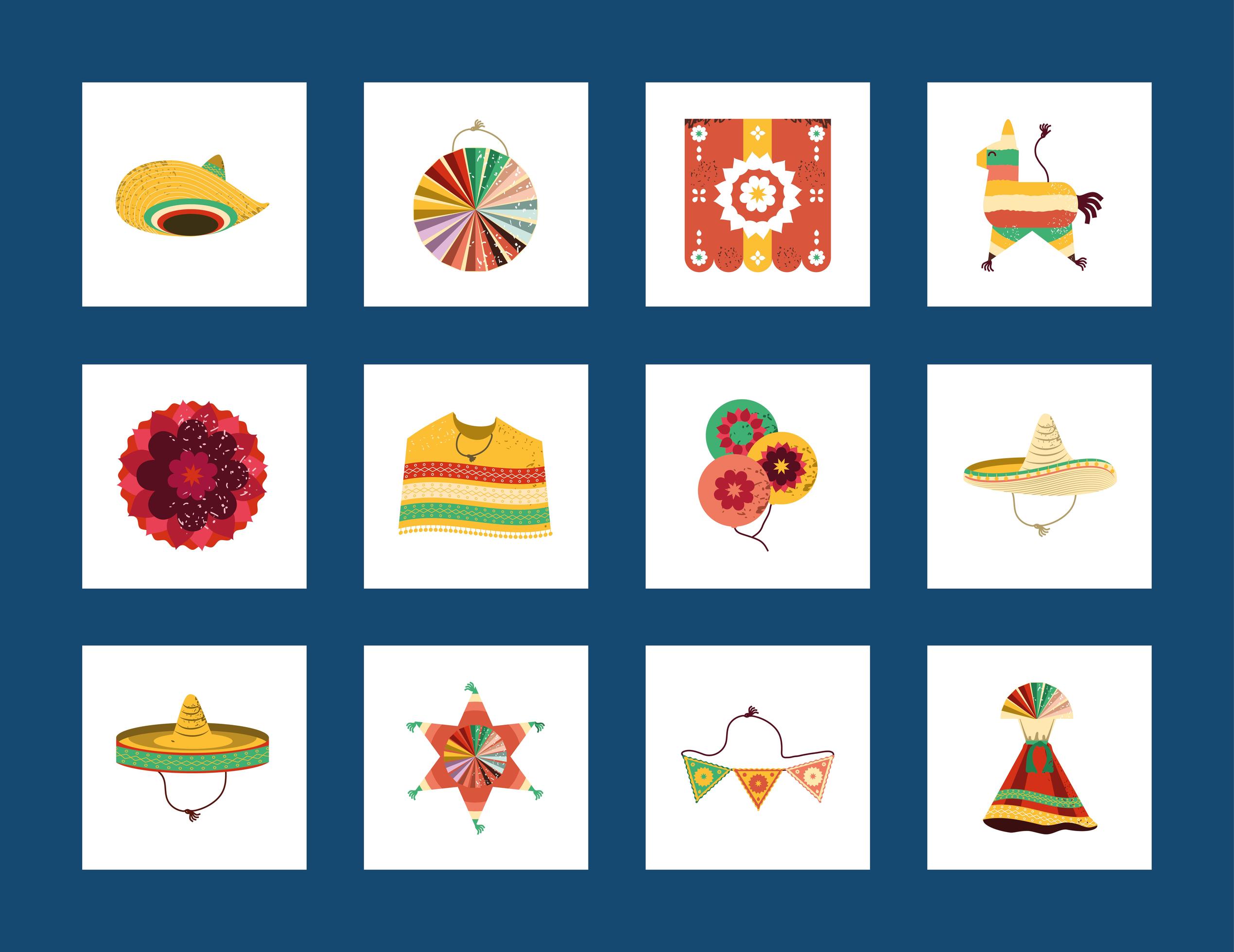 Mexican Icons Collection 3723154 Vector Art At Vecteezy mexican-icons-collection-3723154-vector-art-at-vecteezy
