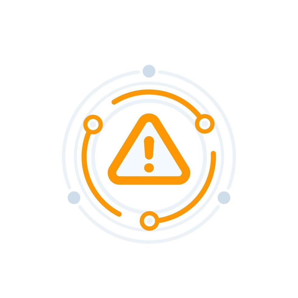 Warning alert vector icon 3732780 Vector Art at Vecteezy