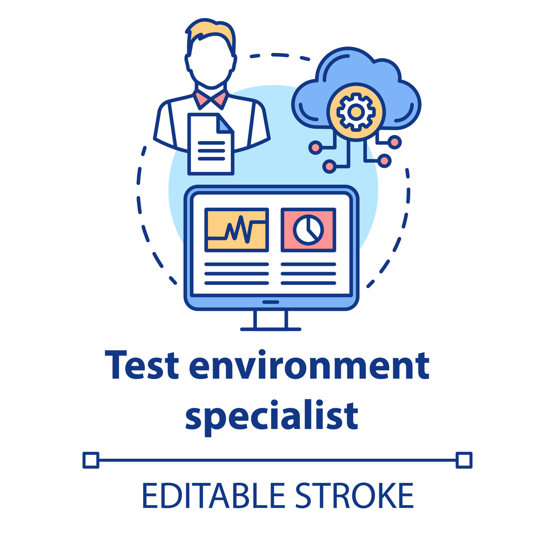 Test Environment Specialist Concept Icon Software Development Idea