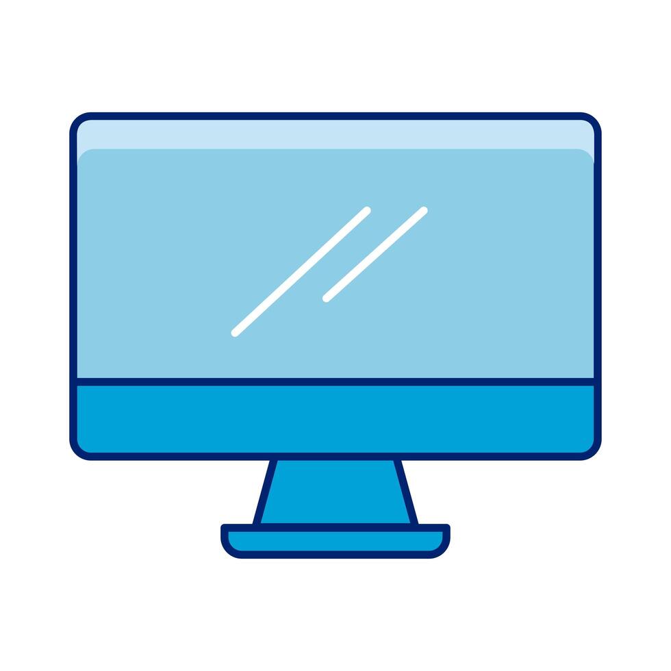 Isolated digital computer 3751237 Vector Art at Vecteezy