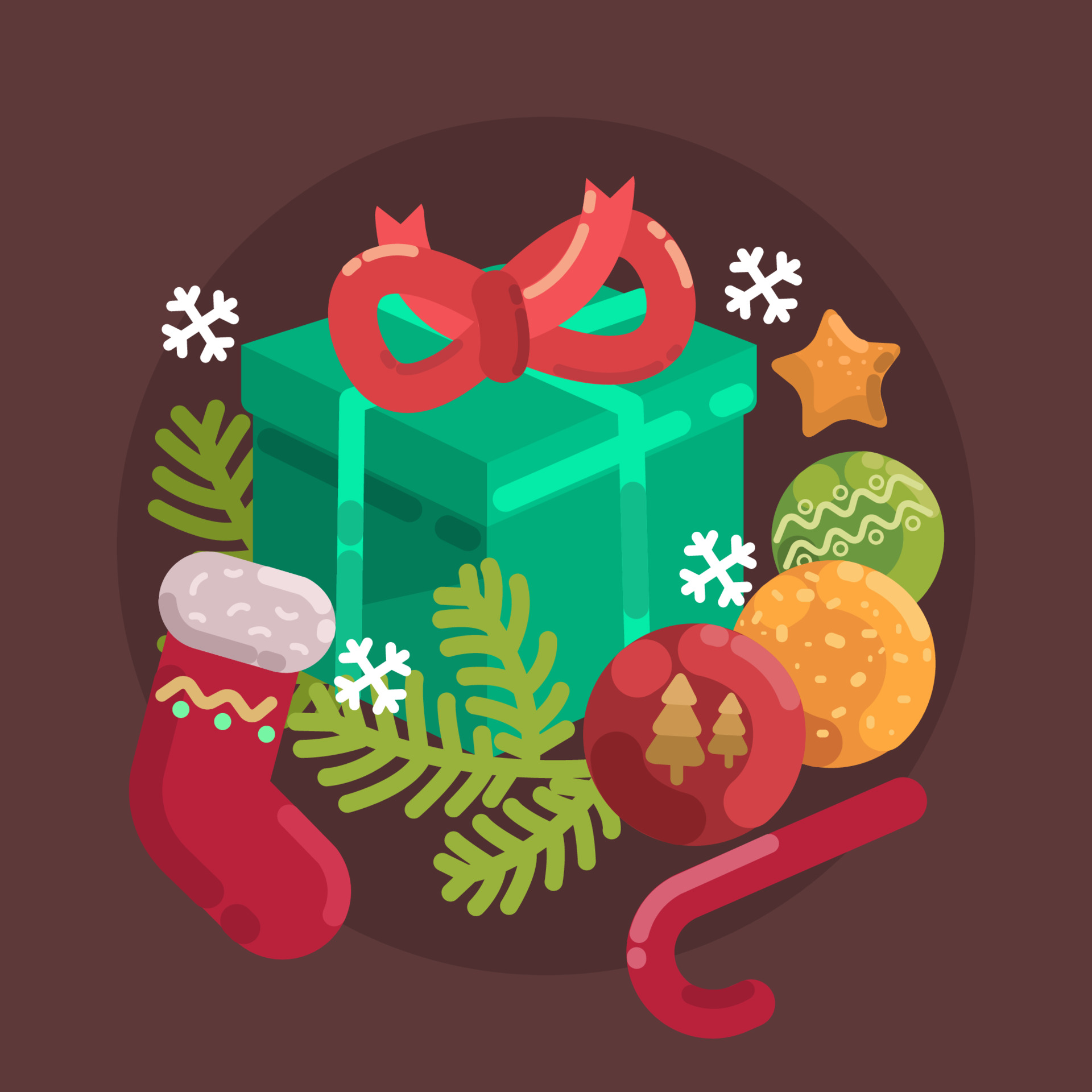 Christmas Eve Gift Box And Accessories 3755009 Vector Art At Vecteezy christmas-eve-gift-box-and-accessories-3755009-vector-art-at-vecteezy