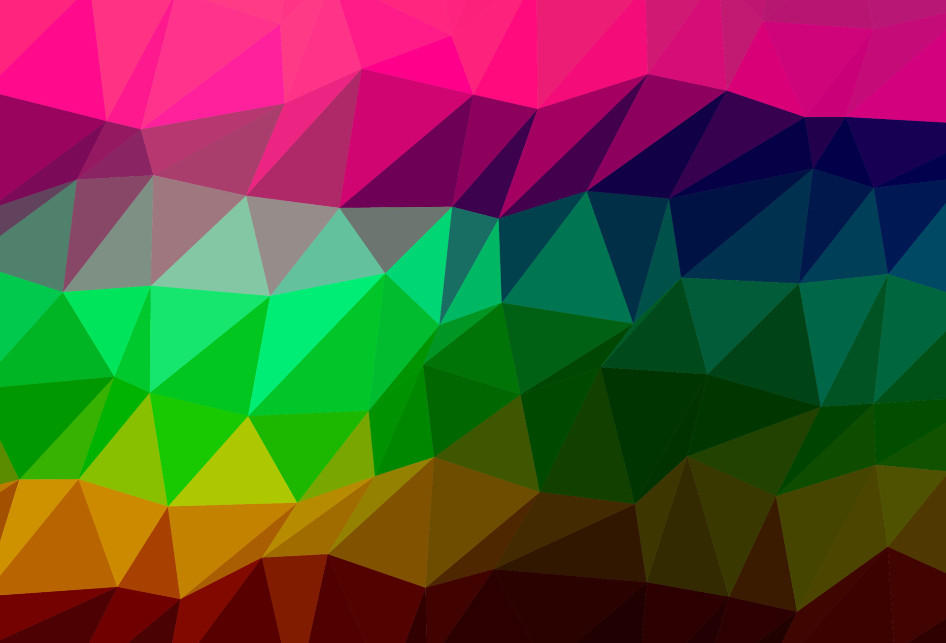 Dark Multicolor Rainbow Vector Shining Triangular Pattern 3757401