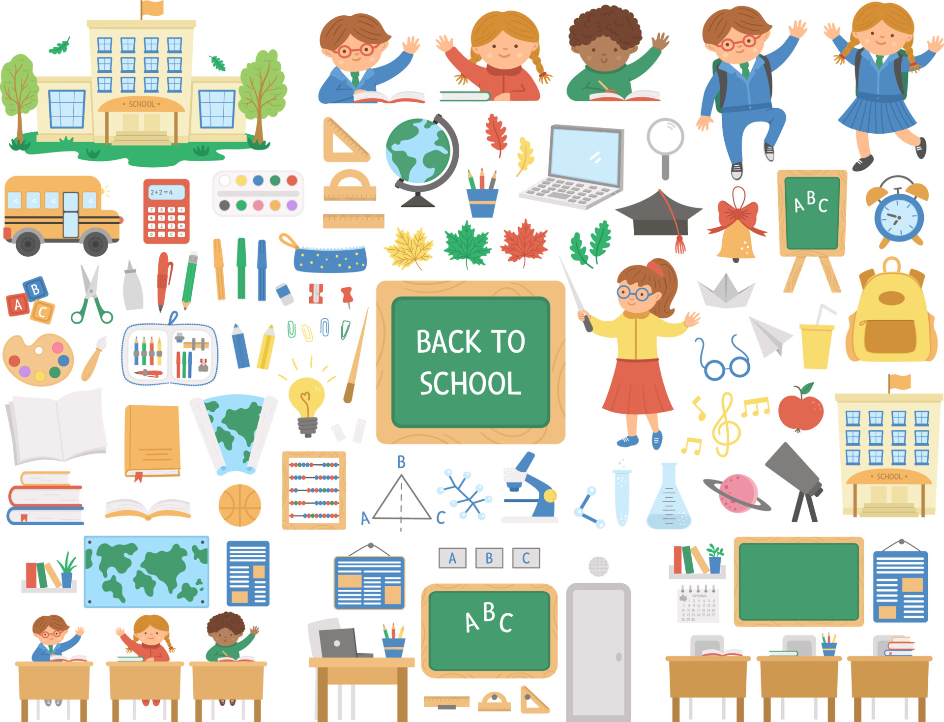 Clipart Classroom Objects