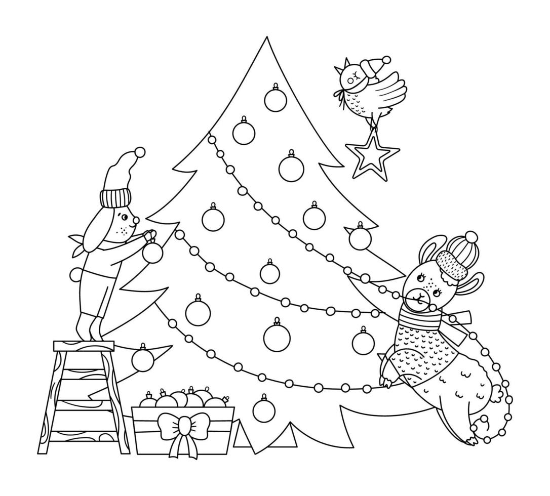 Smiling Tree Coloring Pages