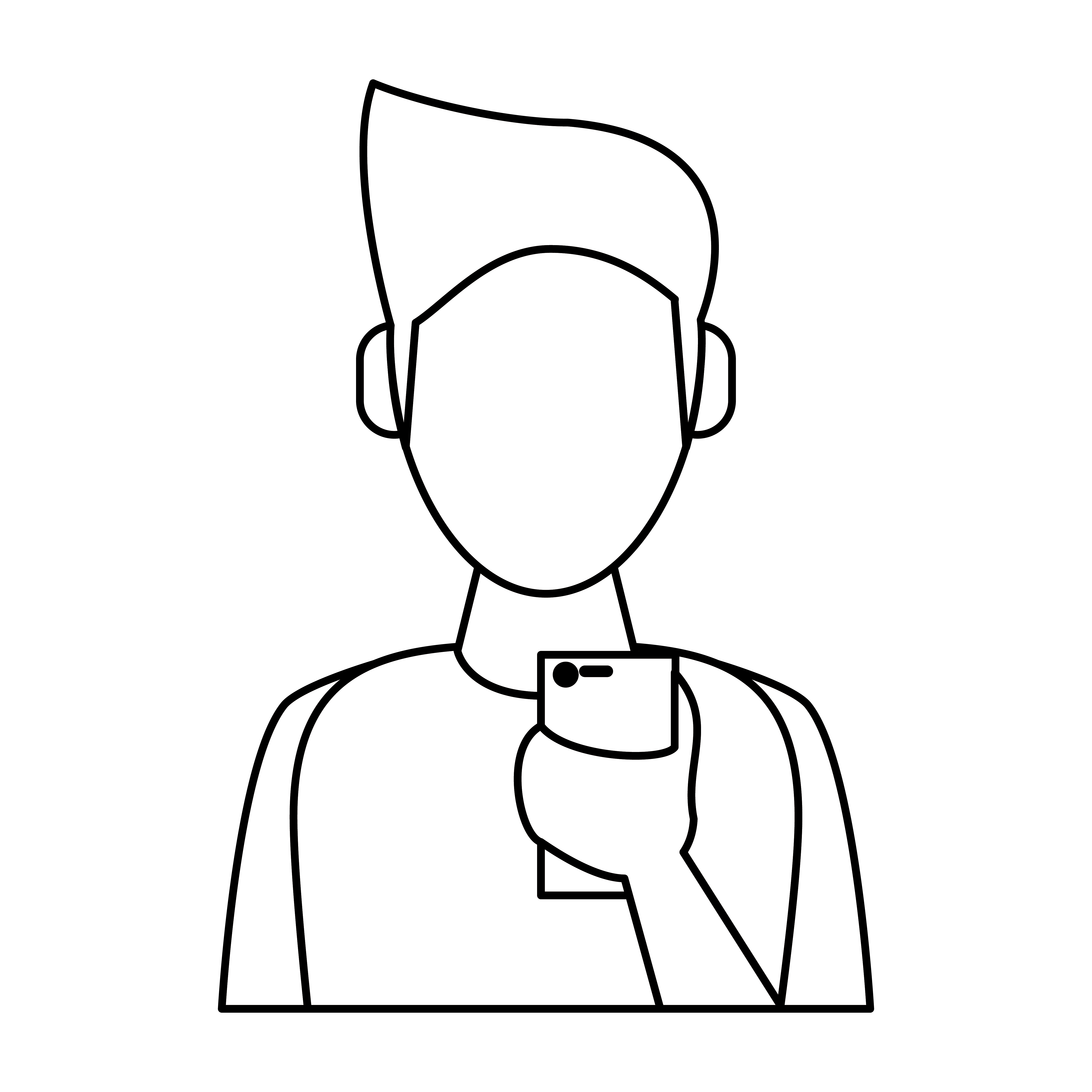 Man Using Cellphone 3759102 Vector Art At Vecteezy
