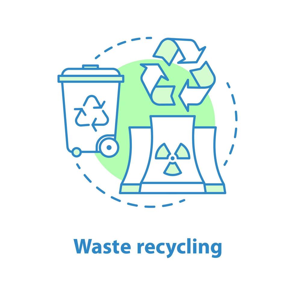 Waste recycling concept icon 3766488 Vector Art at Vecteezy