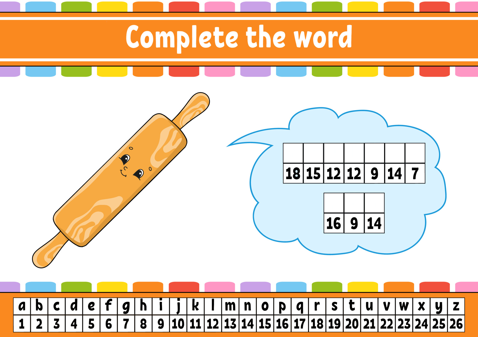 Complete The Words Cipher Code Learning Vocabulary And Numbers complete-the-words-cipher-code-learning-vocabulary-and-numbers
