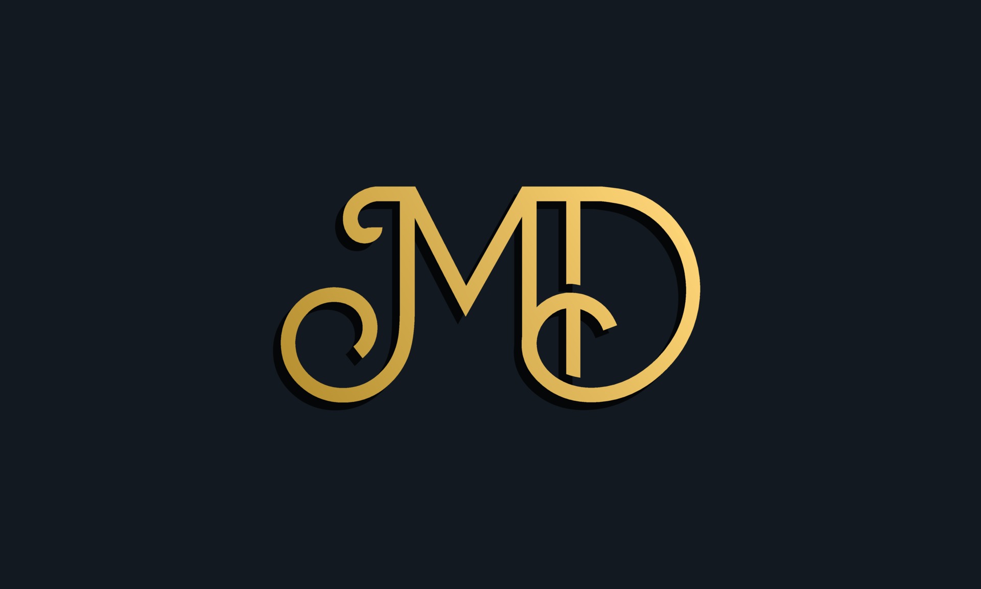 Luxury Fashion Initial Letter Md Logo 3778330 Vector Art At Vecteezy