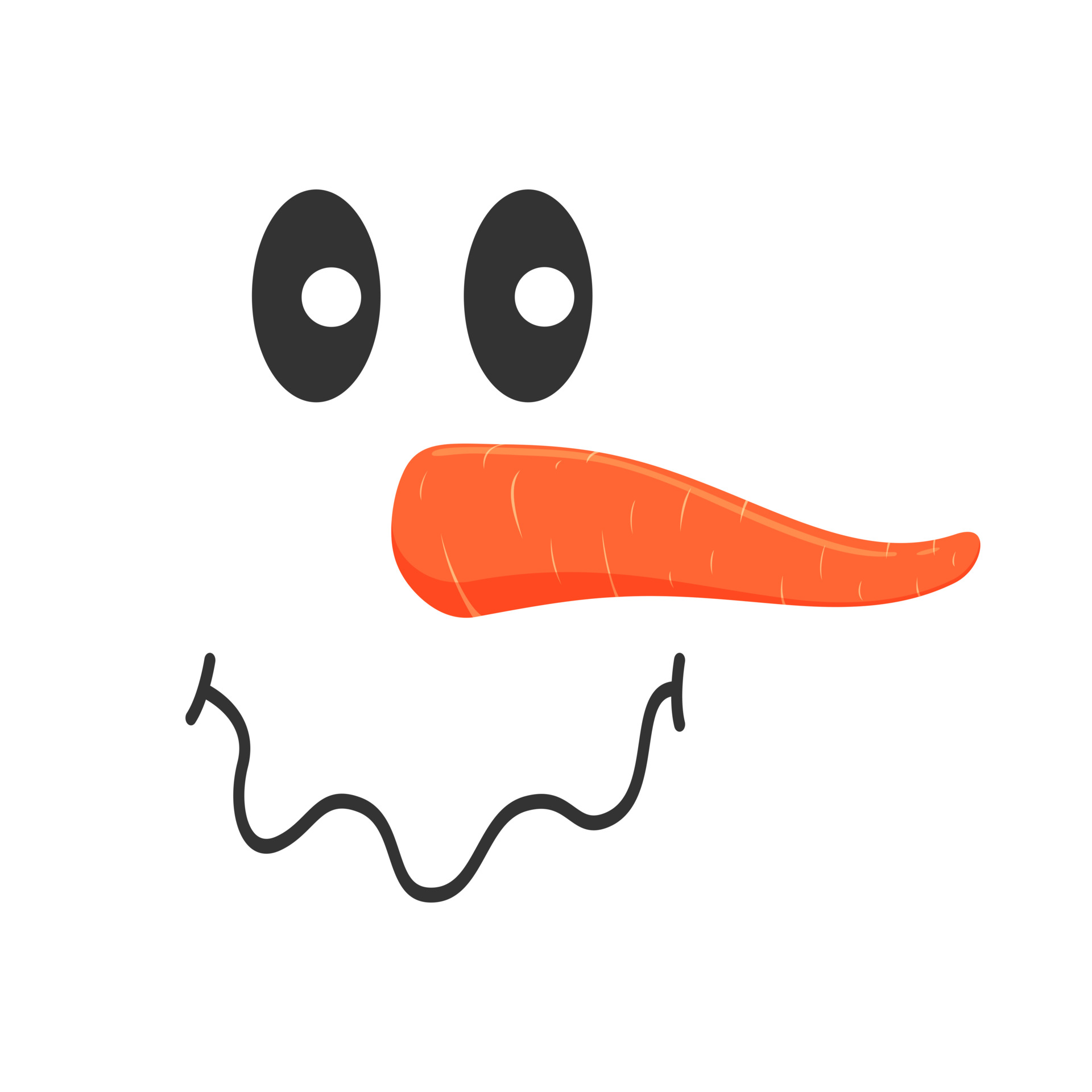 Snowman Face Clip Art