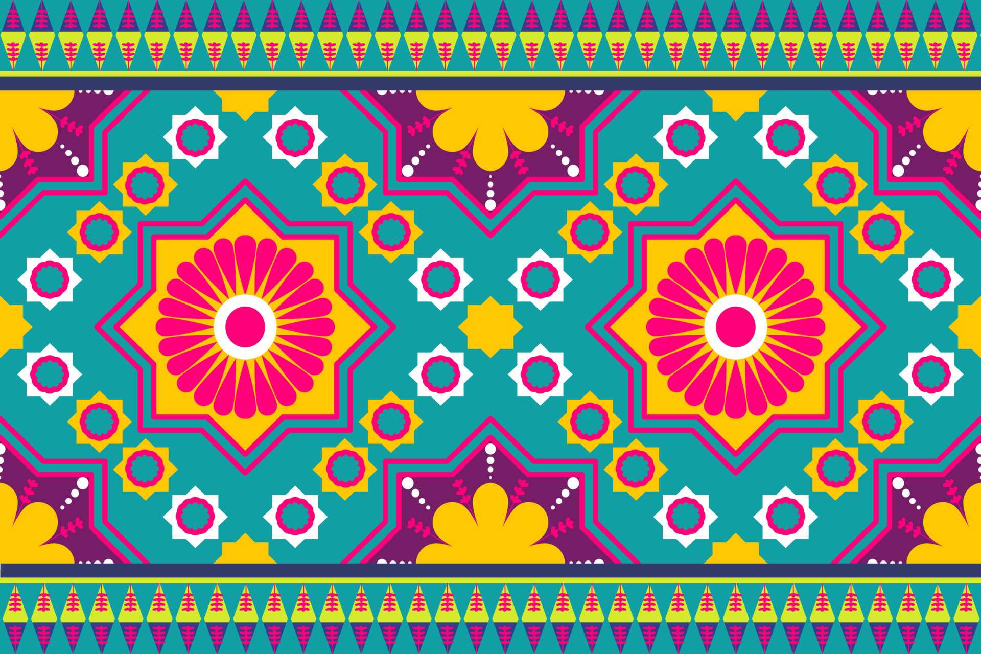 Colourful Indian Patterns And Designs