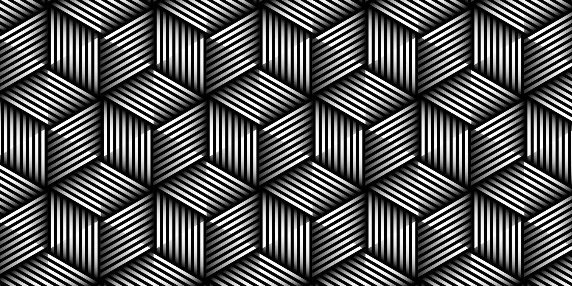 Geometric Pattern Cube Shape Monochrome Background 3789904 Vector Art