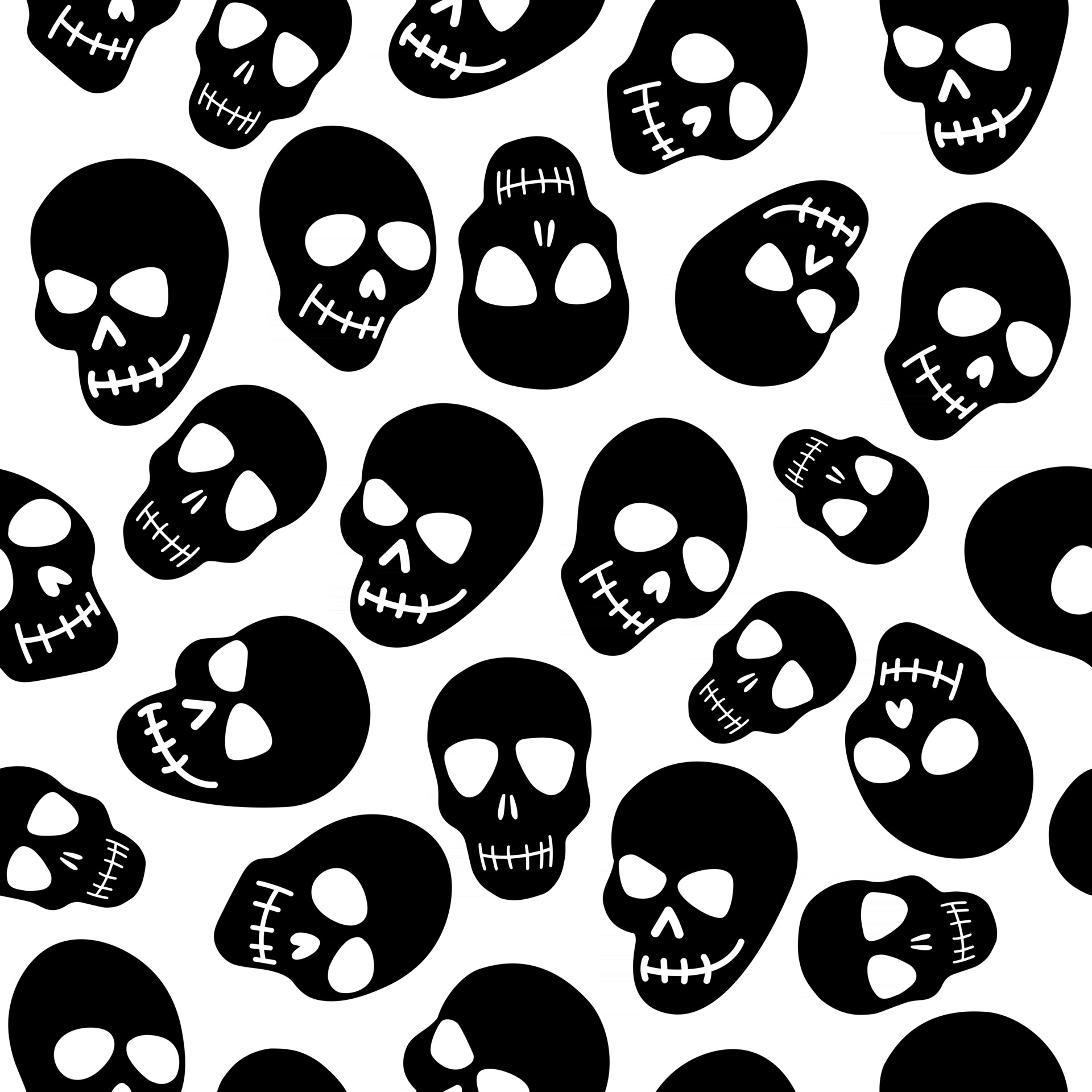The pattern of the skull. pattern with white skull 3794343 Vector Art ...