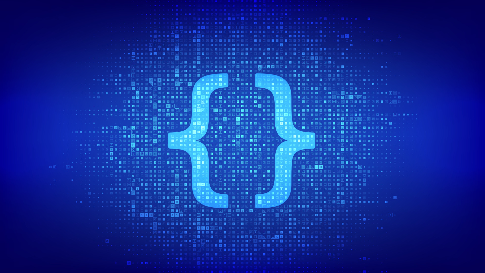 Programming Code Coding Or Hacker Background Programming Code Icon Made With Binary Code