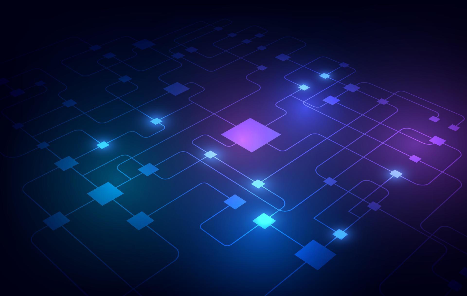 abstract circuit networking blockchain concept background 3800703 Vector Art at Vecteezy