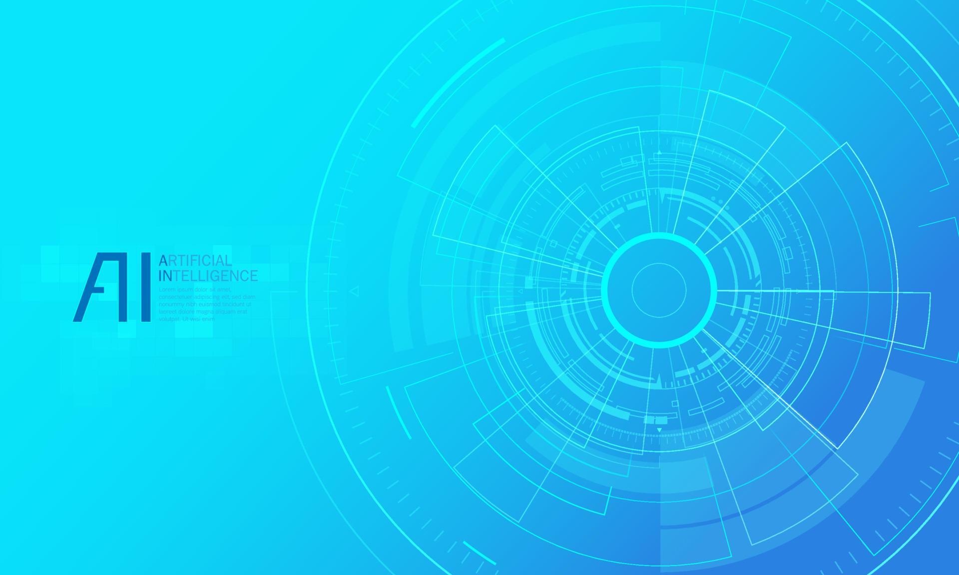 Vector Illustration artificial Intelligence landing page. Website ...