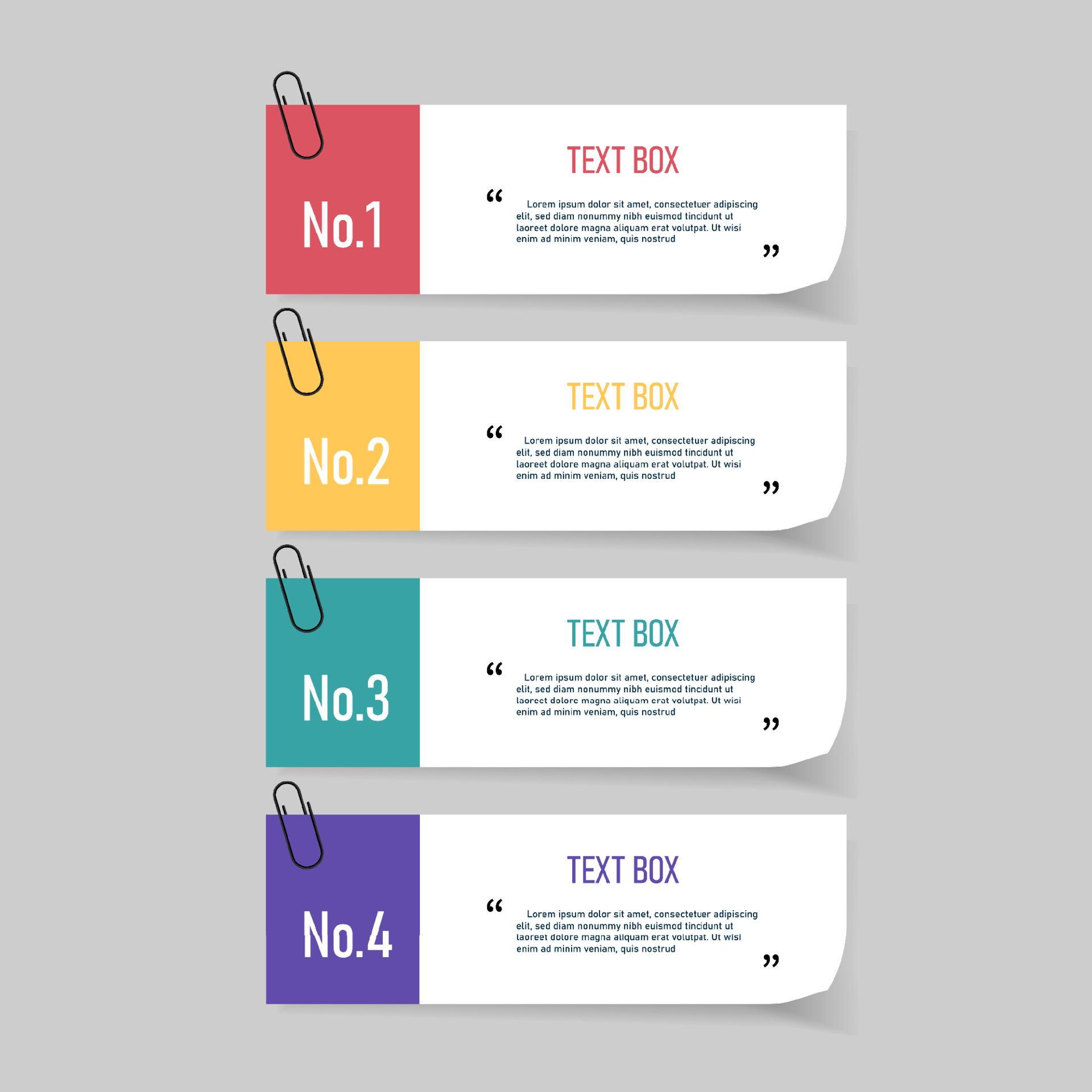 Text box design with note papers mock up. 3803193 Vector Art at Vecteezy