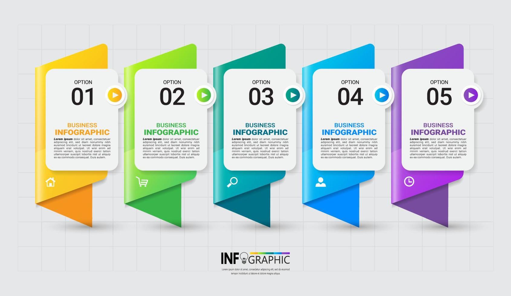 Process infographic template 3805101 Vector Art at Vecteezy